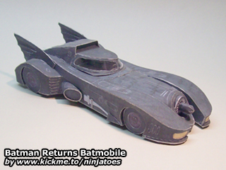 Batman Returns Batmobile – Ninjatoes' papercraft webpage