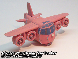 Papercraft Advance Wars Orange Transformers Bumblebee Movie Blitzwing