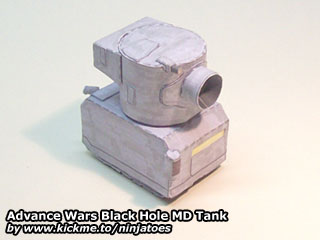 Advance Wars Black Hole MD Tank – Ninjatoes' papercraft webpage