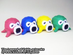 The Legend of Zelda – Ninjatoes' papercraft webpage
