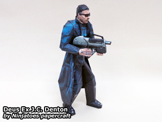 Deus Ex – Ninjatoes' papercraft webpage